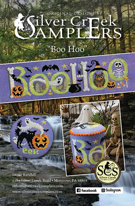 Silver Creek Samplers BOO HOO Cross Stitch Pattern – Lindy Stitches