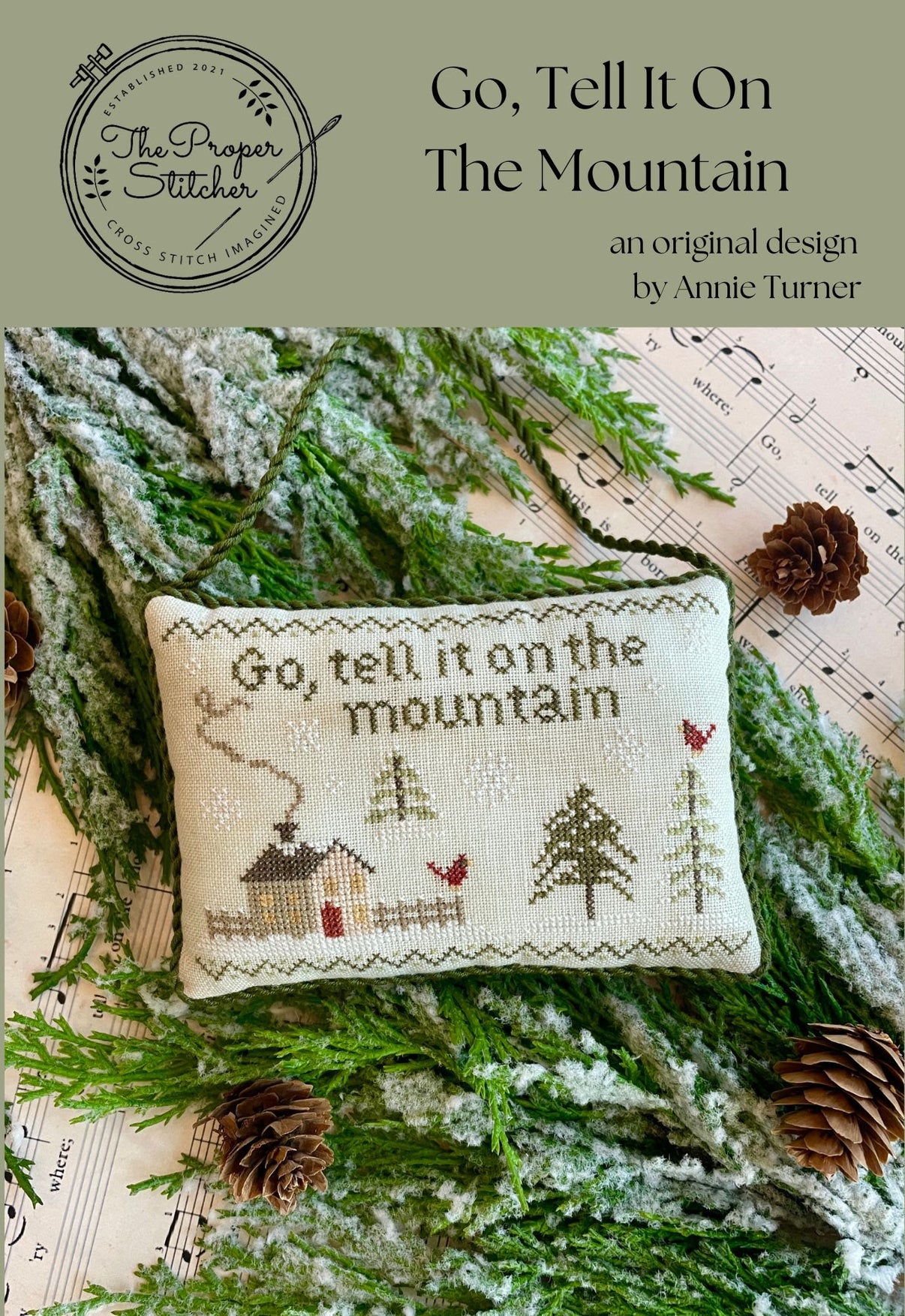Go Tell It on the Mountain Cross Stitch Pattern by The Proper Stitcher ...