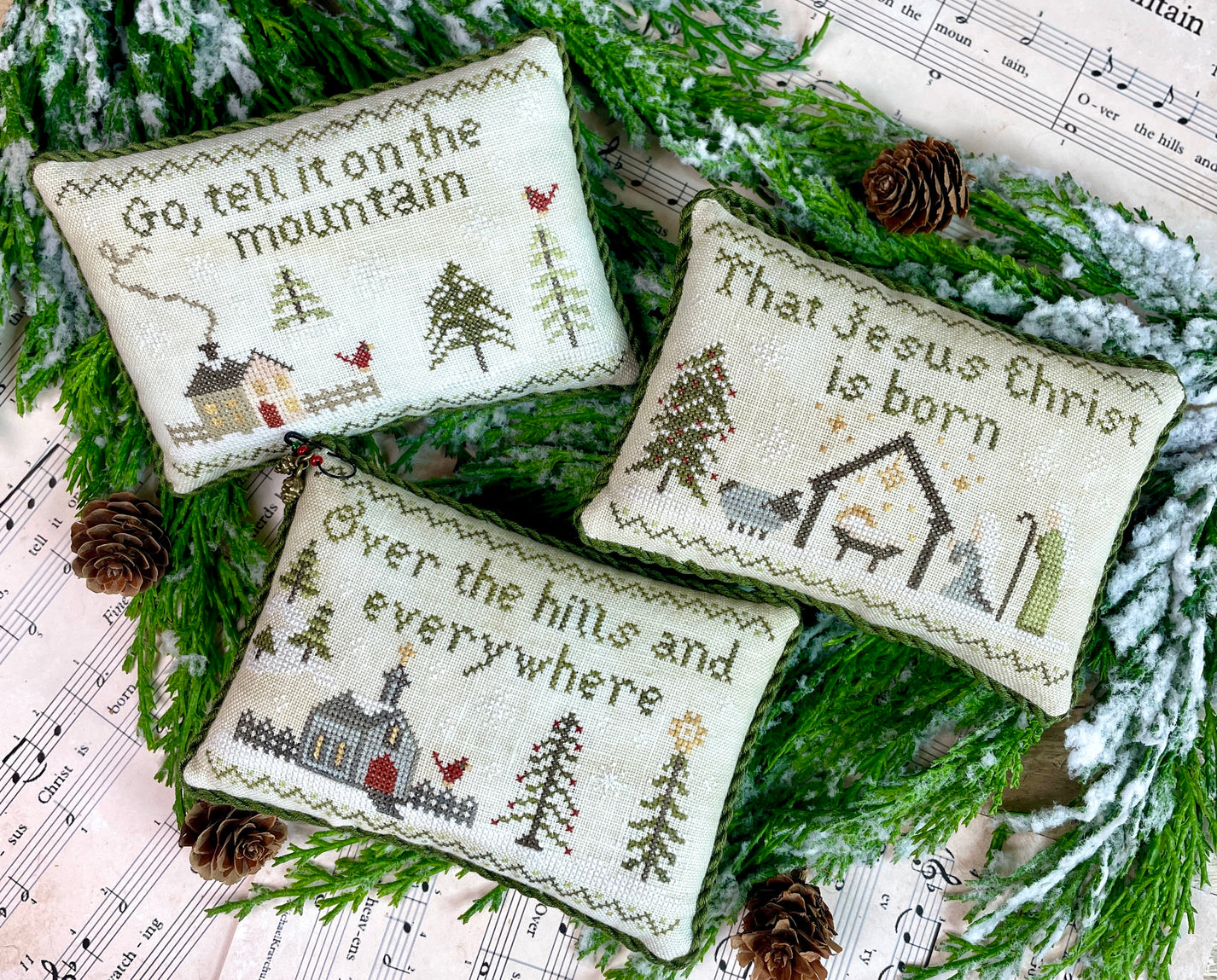 Go Tell It on the Mountain Cross Stitch Pattern by The Proper Stitcher ...