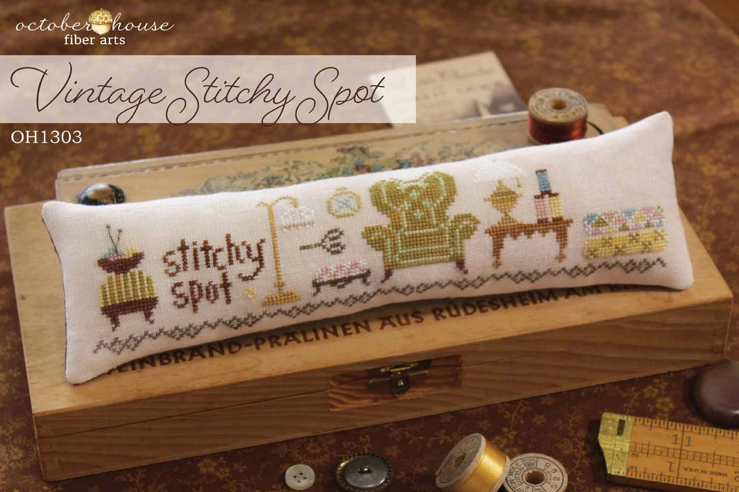 October House Fiber Arts VINTAGE STITCHY SPOT Cross Stitch Pattern ...