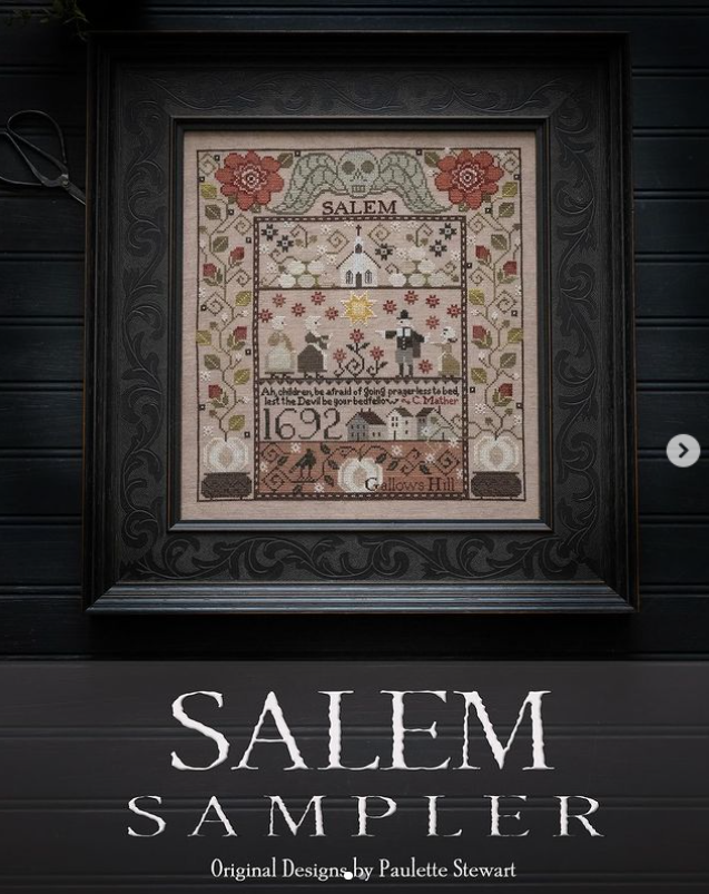 Salem Sampler Plum Street Samplers Cross Stitch Pattern – Lindy Stitches