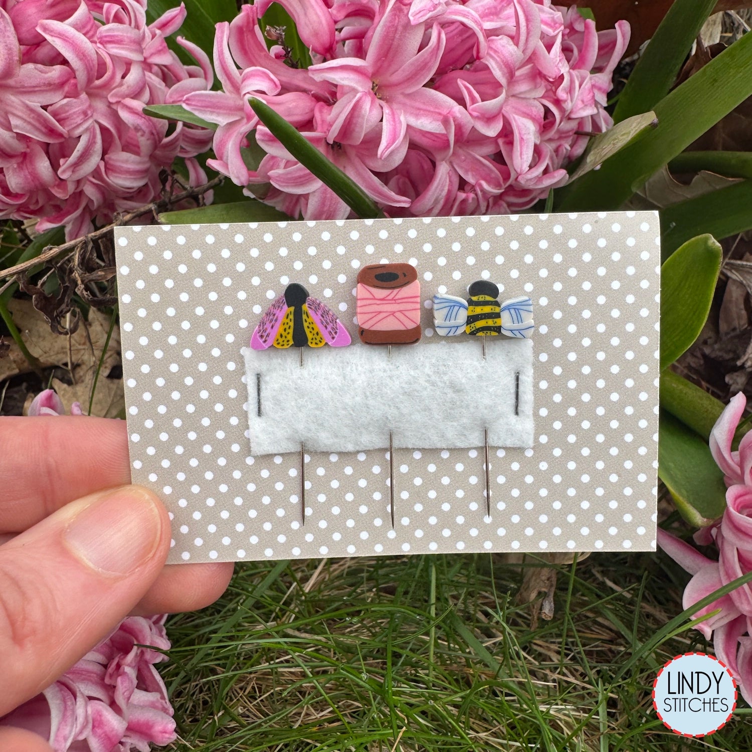 Puntini Puntini SPRING TRINKETS Pins – Lindy Stitches