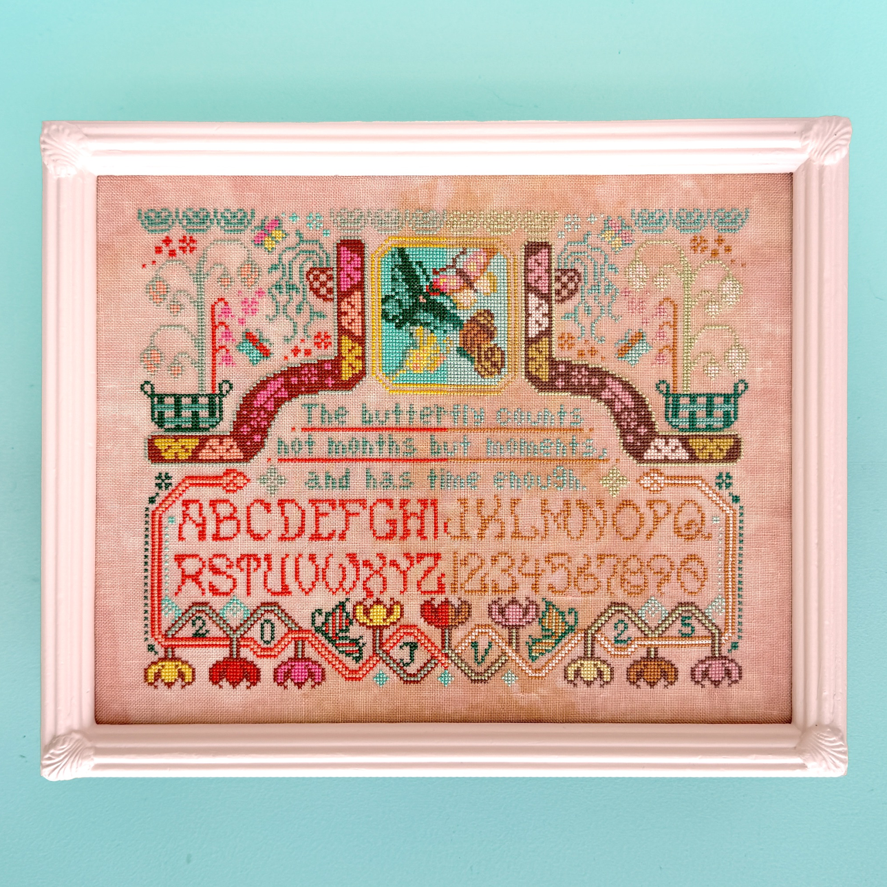 Jed X Stitch EPHEMERAL SAMPLER Cross Stitch Pattern – Lindy Stitches