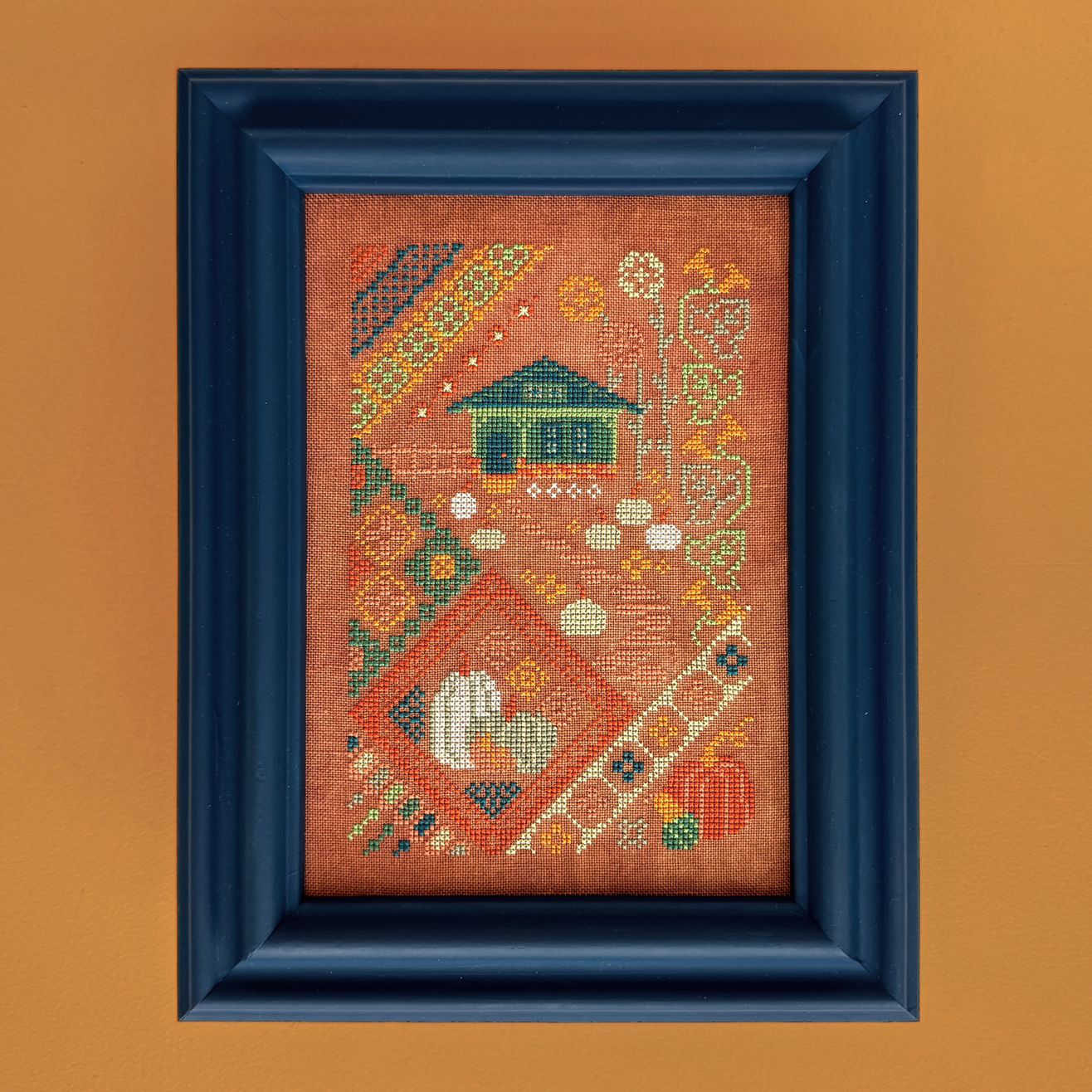 Jed X Stitch GREEN BUNGALOW Cross Stitch Pattern – Lindy Stitches